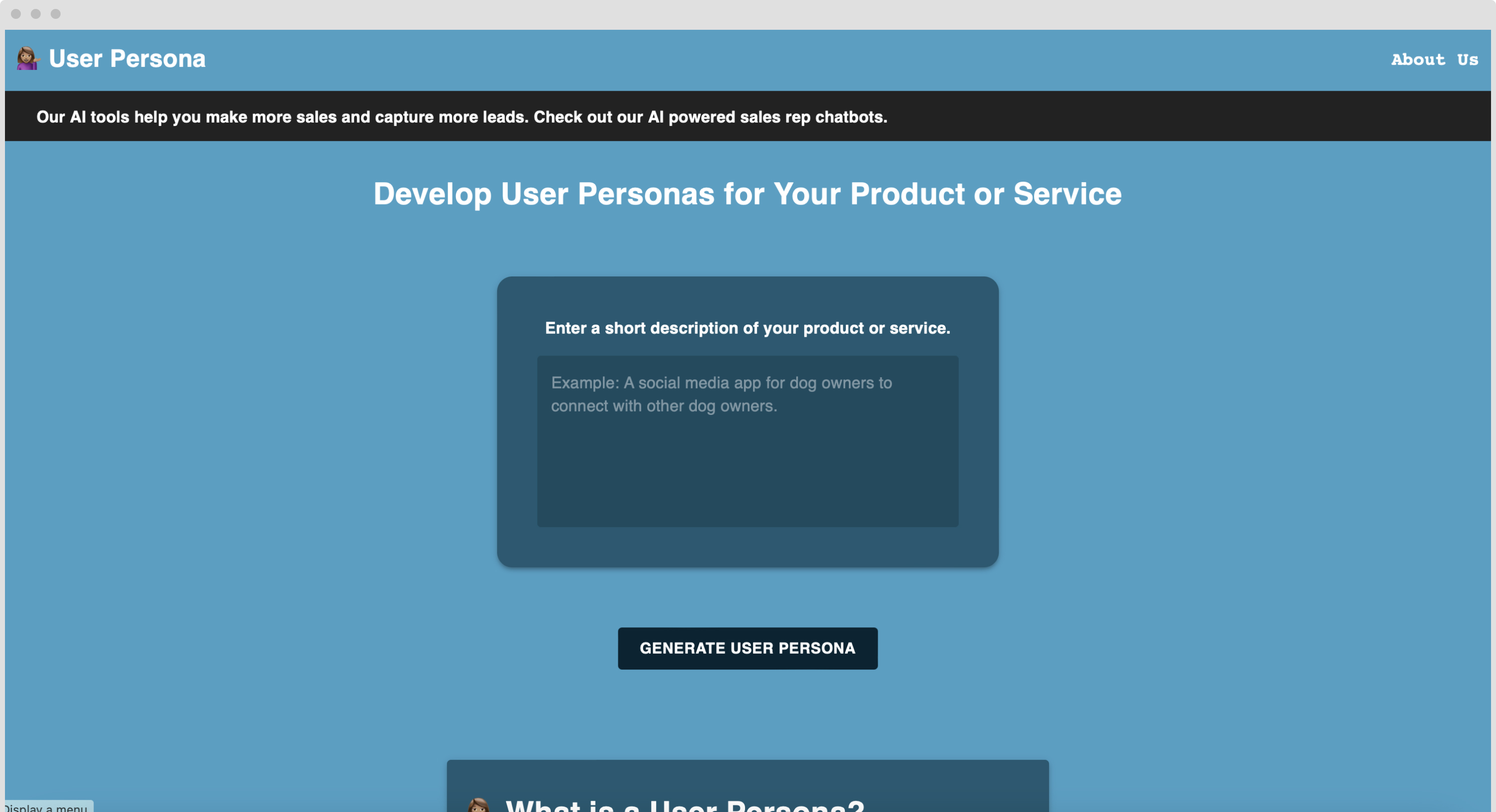 n12.ai Buyer Persona Generator